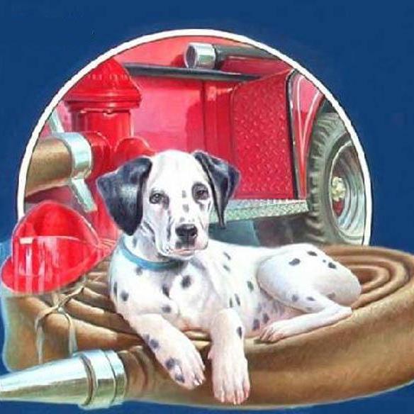 Crafts Fire Dog Pup Cross Stitch Pattern***look***buyers Can Download ...