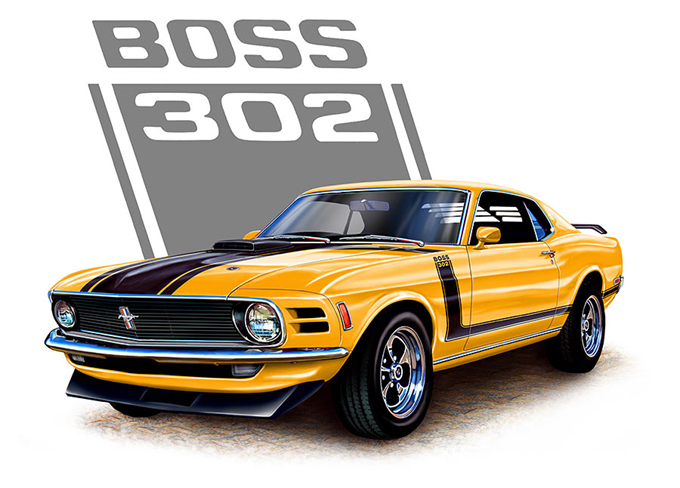 Orange Boss 302 Mustang Cross Stitch Pattern***look***buyers Can ...