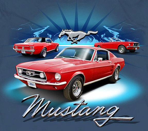 1968 Ford Mustang Cross Stitch Pattern ***l@@k***buyers Can Download ...