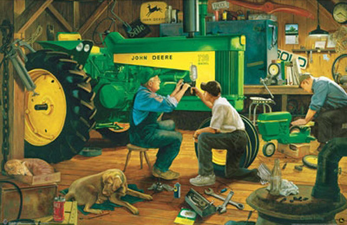 John Deere Time Together Cross Stitch Pattern***look***buyers Can ...